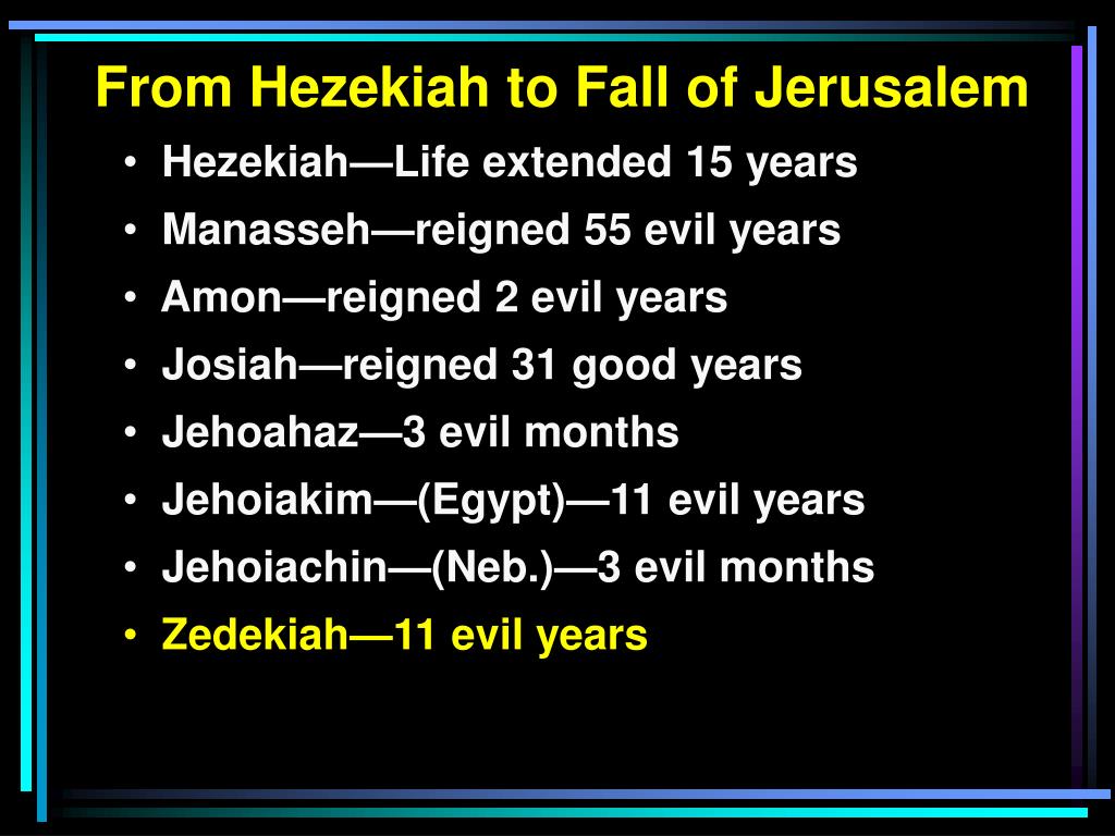 PPT - The End of Judah Fall of Samaria—Fall of Jerusalem 2 Chron. 36:15 ...