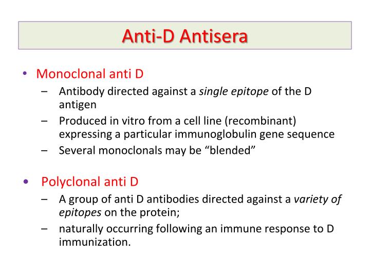 PPT - The Elusive D Antigen PowerPoint Presentation - ID:1867797