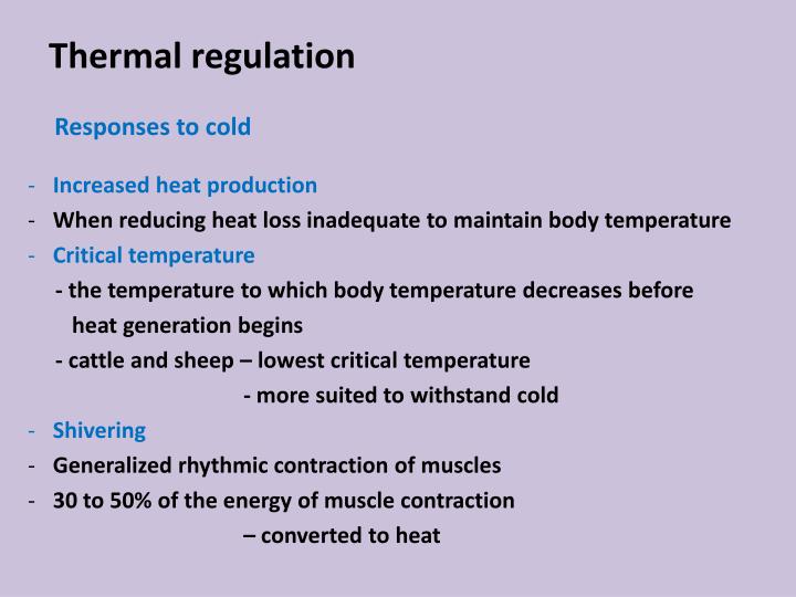 PPT - Body Temperature and Heat Regulation PowerPoint Presentation - ID ...