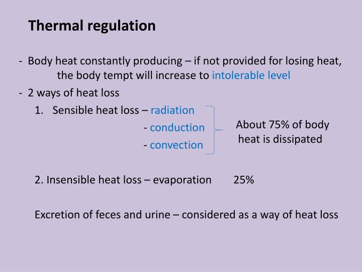 PPT - Body Temperature and Heat Regulation PowerPoint Presentation - ID ...