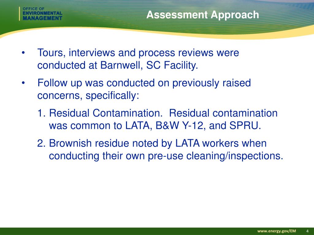PPT - Jerry Lipsky Office of Standards and Quality Assurance EM-43 May ...