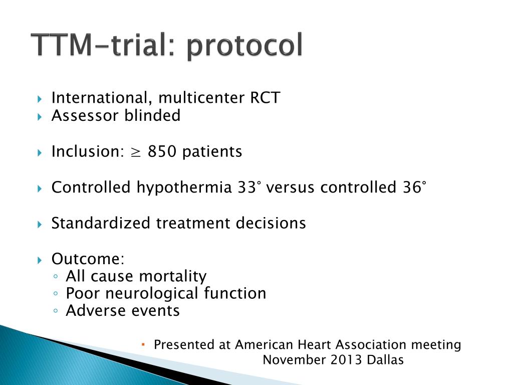 PPT - Therapeutic Hypothermia in Out of Hospital Cardiac Arrest towards ...
