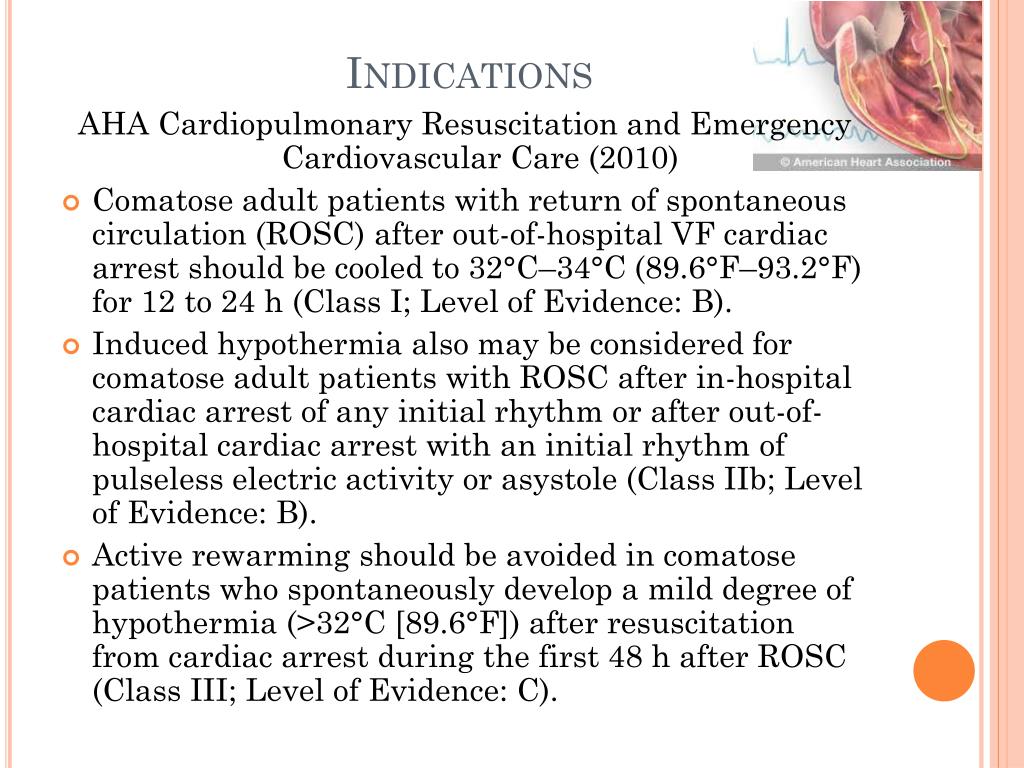 PPT - Therapeutic Hypothermia (TH) After Cardiac Arrest PowerPoint ...