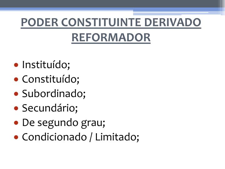 PPT - PODERES CONSTITUÍDOS PowerPoint Presentation - ID:1869041