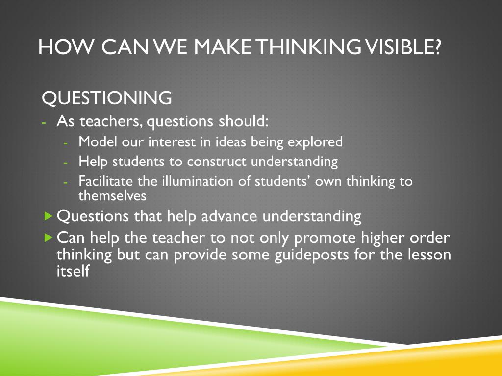 PPT - Making thinking Visible PowerPoint Presentation, free download ... PPT - Making thinking Visible PowerPoint Presentation, free download ...