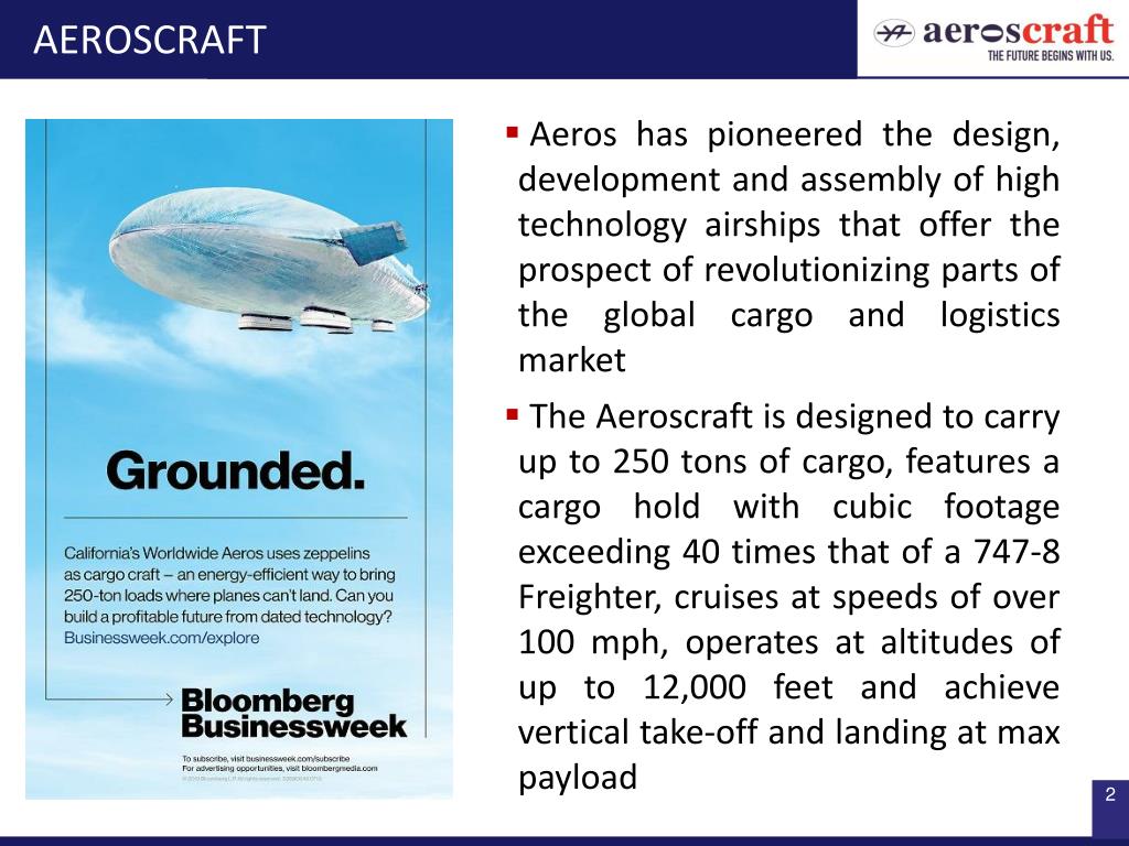 PPT - Aeroscraft: Delivering Game-Changing Innovation for Global Cargo ...