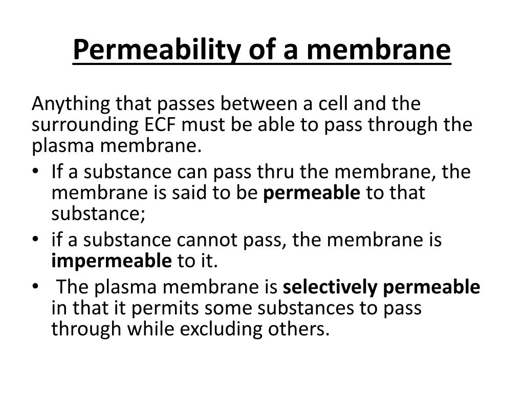 PPT - TRANSPORT ACROSS CELL MEMBRANE-1 (Guyton, 12 th Ed. (chapter 4 ...