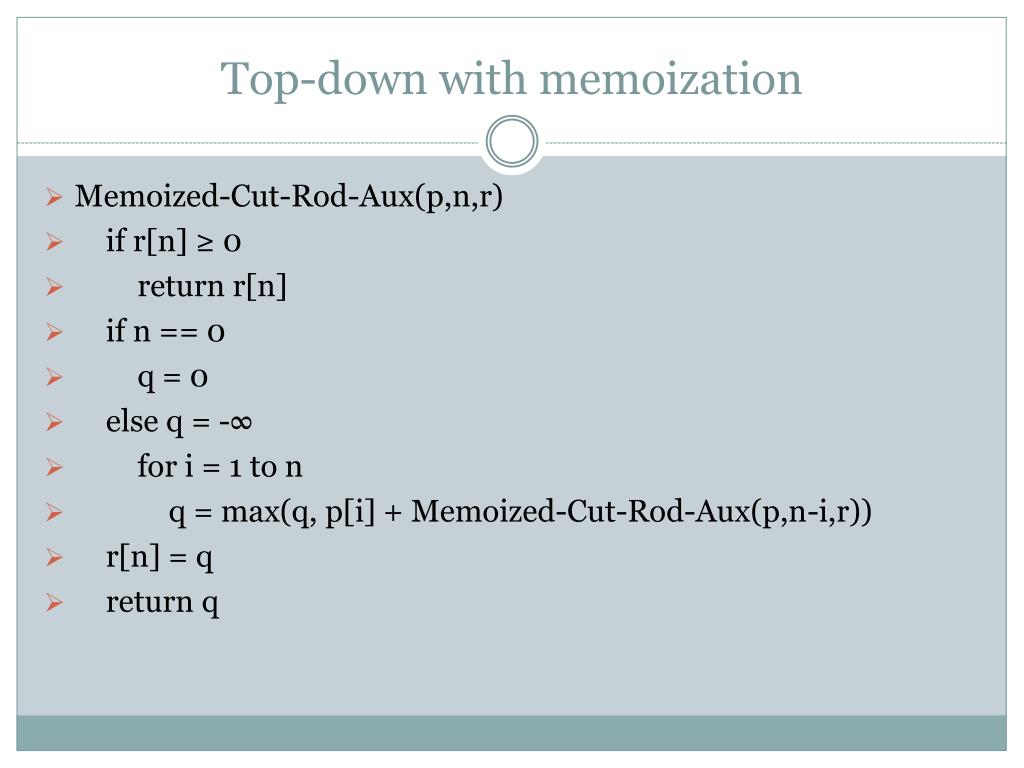 Ppt Algorithms Chapter 15 Dynamic Programming Rod Powerpoint Presentation Id1869578