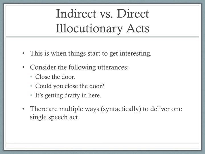 PPT - Speech Act Theory PowerPoint Presentation - ID:1869975