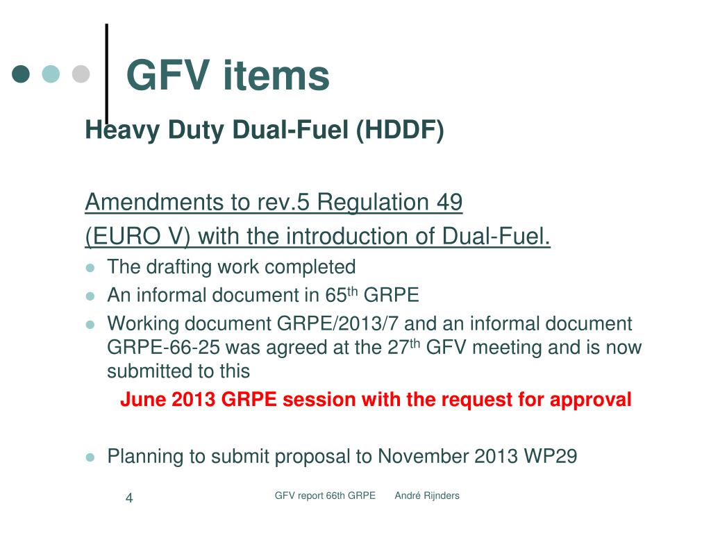 PPT - Informal Group on Gaseous Fuelled Vehicles (GFV) PowerPoint ...