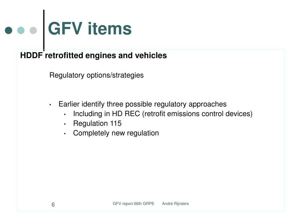 PPT - Informal Group on Gaseous Fuelled Vehicles (GFV) PowerPoint ...