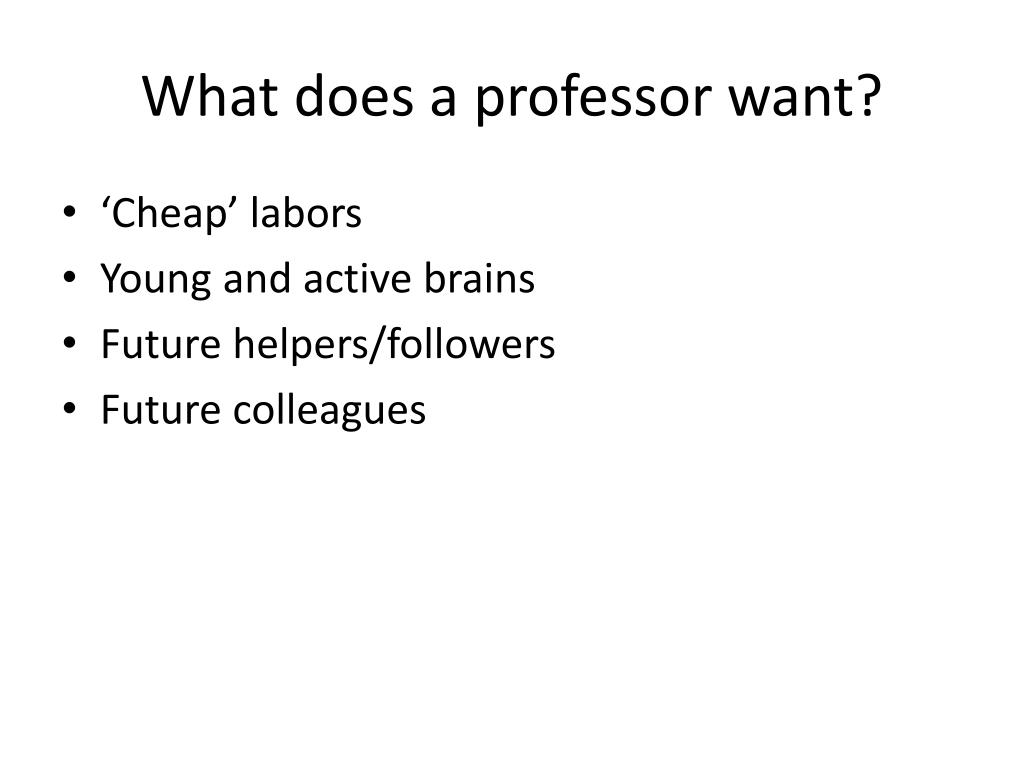 PPT - How to be a good graduate students ? Marie desJardins, 1994 ...