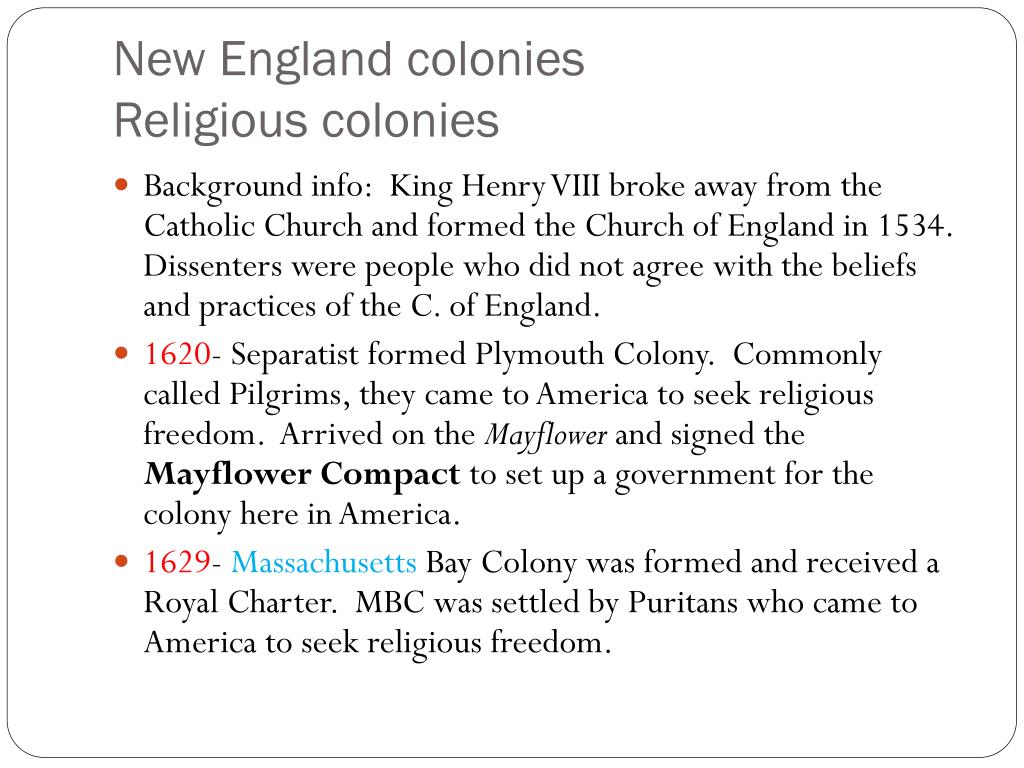 PPT - English Colonies in North America PowerPoint Presentation, free ...