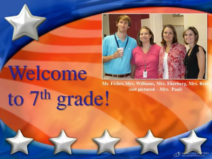 PPT - Welcome to 7 th grade! PowerPoint Presentation, free download ...