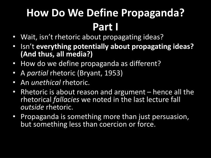PPT - What is Propaganda? PowerPoint Presentation - ID:1872009