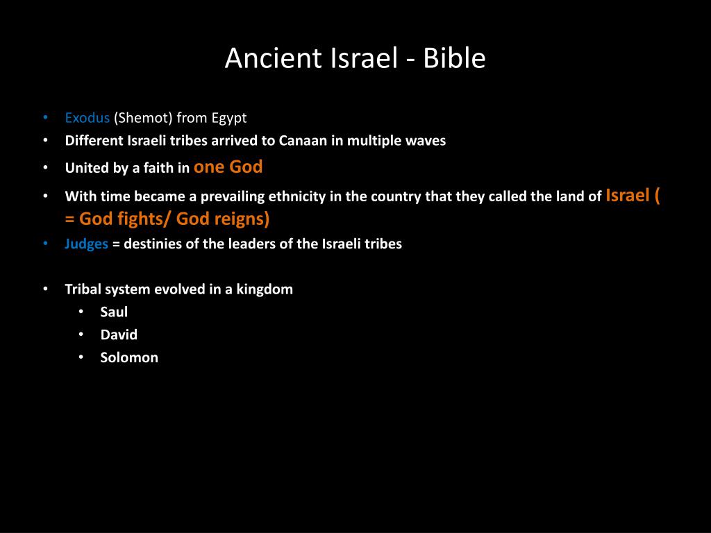 PPT - Ancient Israel and the Hebrew Bible PowerPoint Presentation, free ...