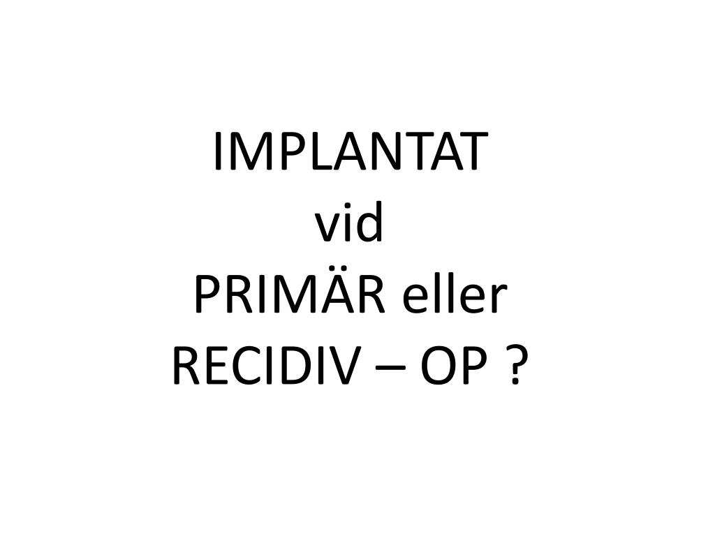 PPT - PATIENT INFORMATION PROLAPS Fatima Taheri-Johansson ( Värnamo ...