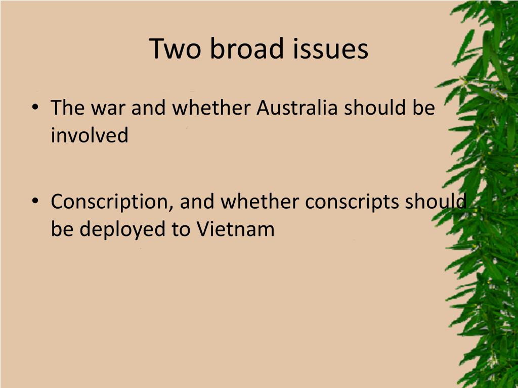 PPT - Debating Australia’s future – attitudes to the Vietnam War 1965 ...