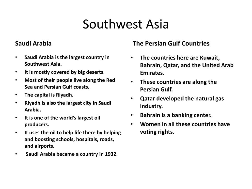 PPT - North Africa, Southwest Asia, Central Asia PowerPoint ...