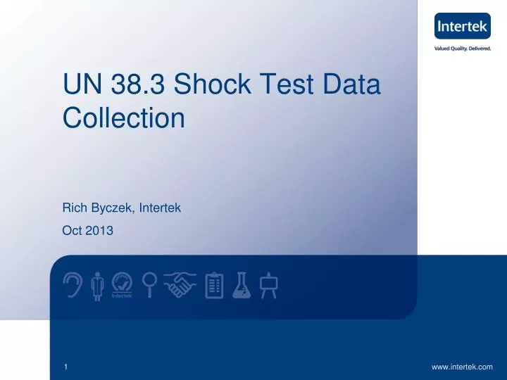 PPT - UN 38.3 Shock Test Data Collection PowerPoint Presentation, free ...