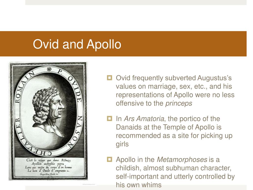 PPT - o n the god Apollo and the changes inflicted upon him by Augustus ...
