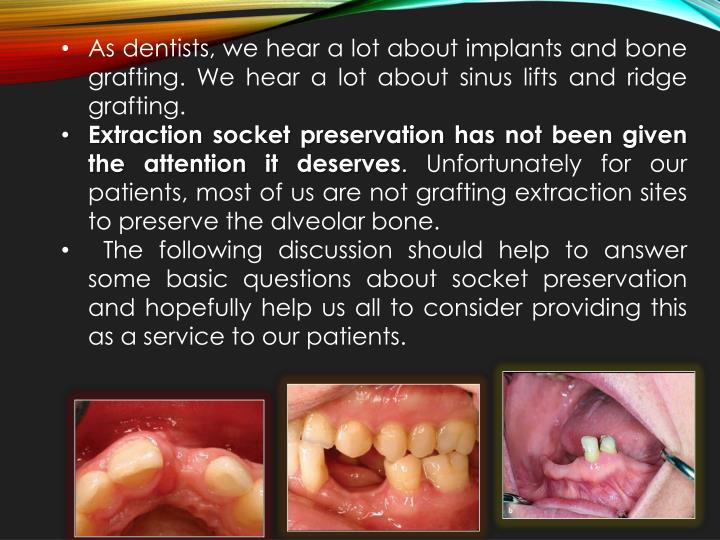 Ppt Socket Preservation Procedure After Tooth Extraction Powerpoint