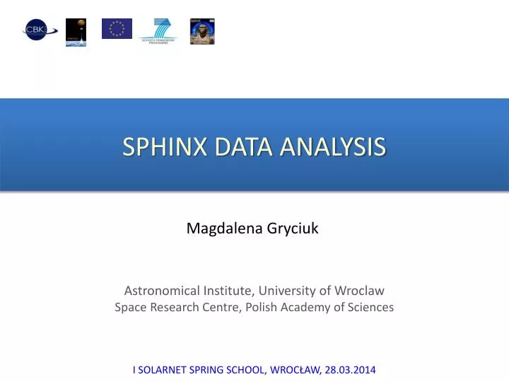 PPT - SPHINX DATA ANALYSIS PowerPoint Presentation, free download - ID:1874113