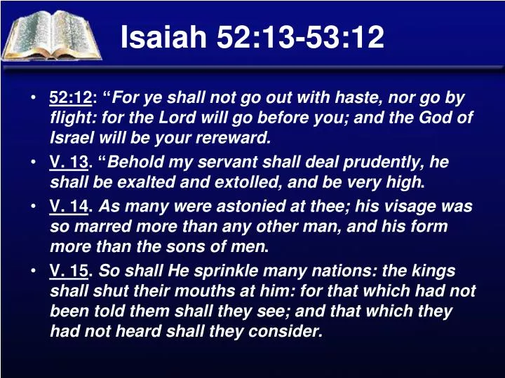 PPT - Isaiah 52:13-53:12 PowerPoint Presentation, free download - ID ...