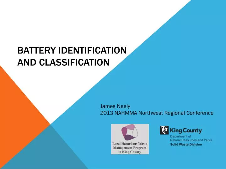 PPT - Battery Identification and Classification PowerPoint Presentation ...
