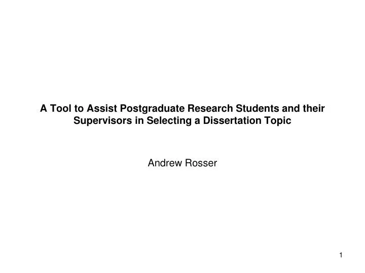 PPT - Andrew Rosser PowerPoint Presentation, free download - ID:1874607