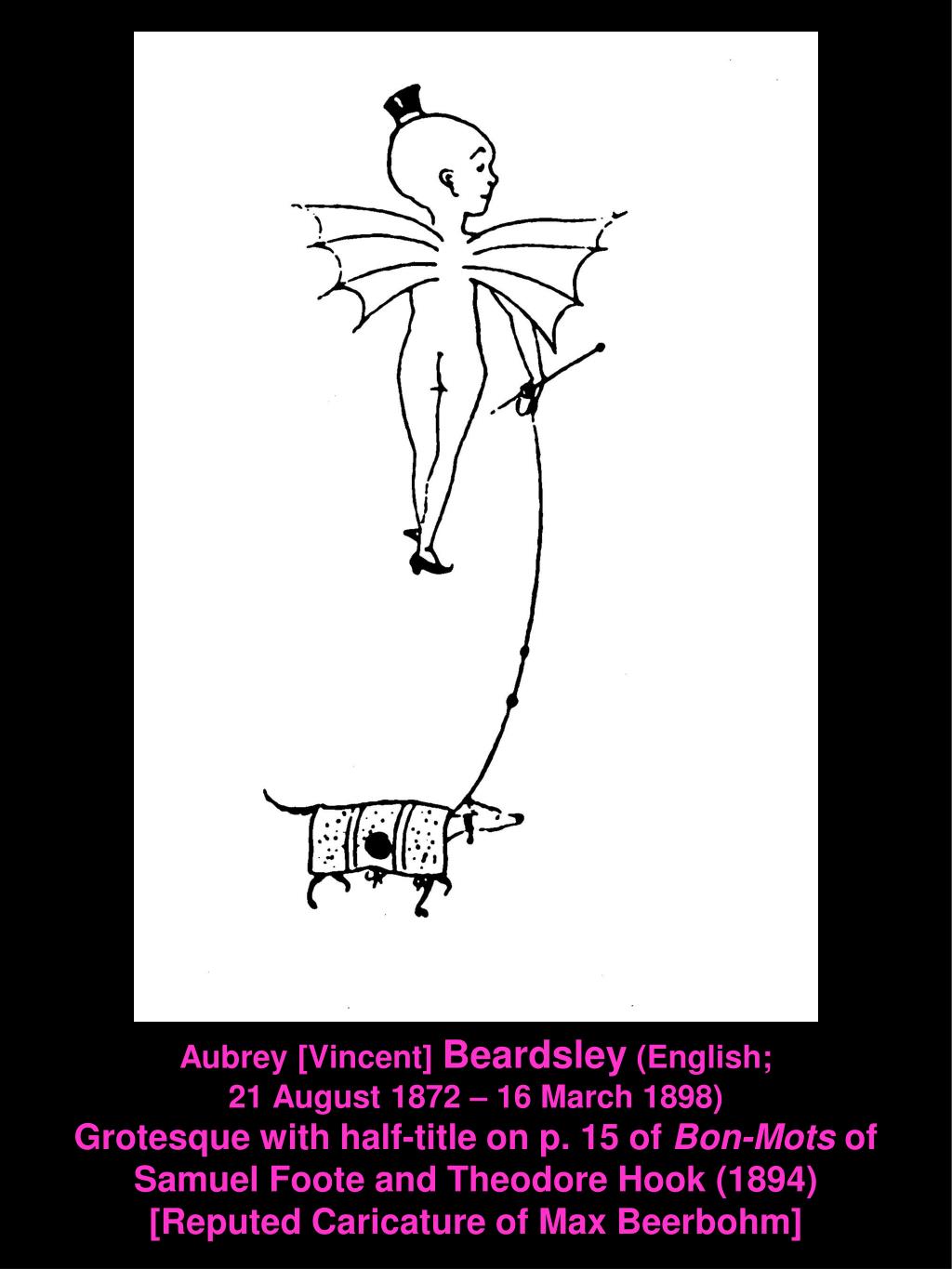 PPT - Beardsley Caricatures and Pictures, and Punch Cartoons Chris ...