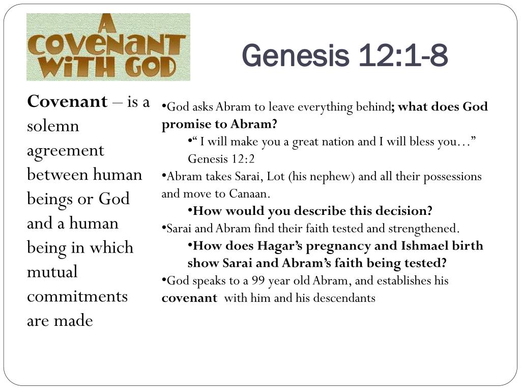 PPT - God Calls the Early Leaders of Israel PowerPoint Presentation ...