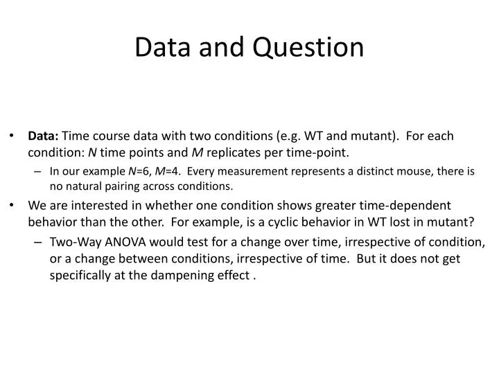 PPT - Data and Question PowerPoint Presentation, free download - ID:1875244