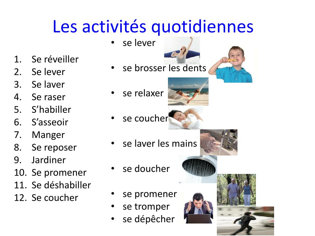 PPT - Les verbes pronominaux réfléchis PowerPoint Presentation, free ...