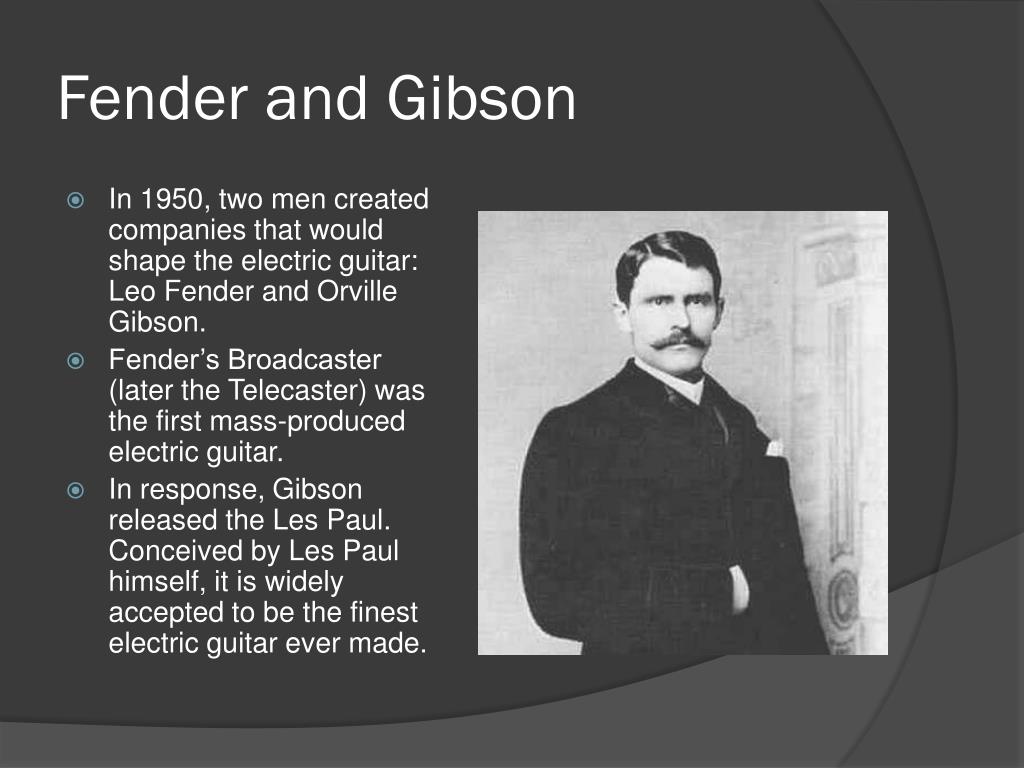 PPT - A history of the electric guitar PowerPoint Presentation, free ...