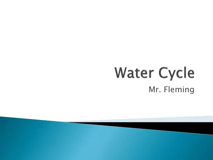 PPT - Water Cycle PowerPoint Presentation, free download - ID:1875589