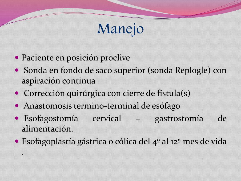 PPT - Fístula Traqueoesofágica Manejo anestésico PowerPoint ...