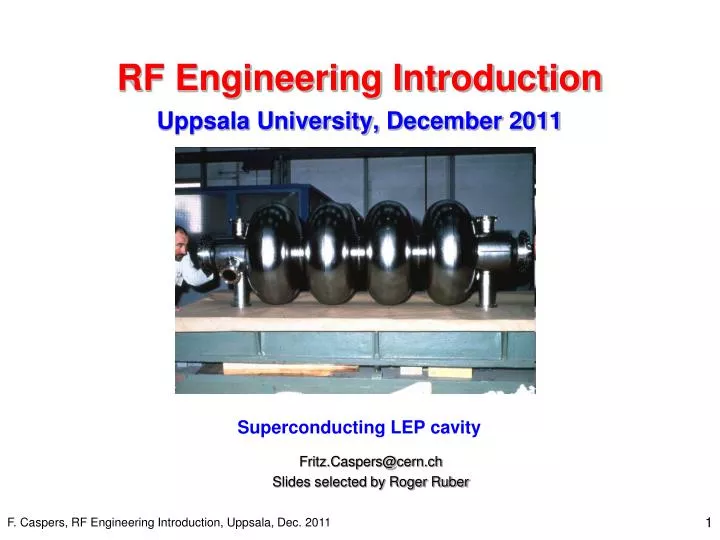 PPT - RF Engineering Introduction PowerPoint Presentation, free ...