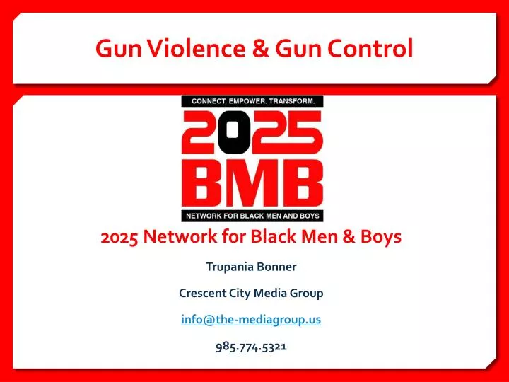 PPT - Gun Violence & Gun Control PowerPoint Presentation, free download ...