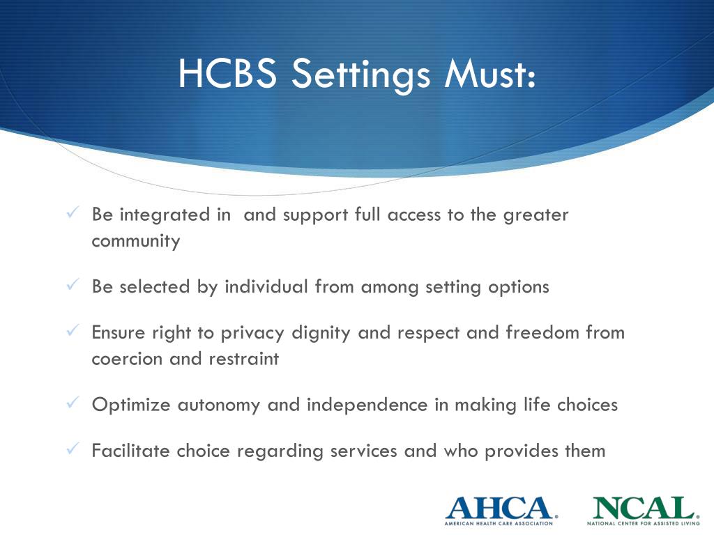 Ppt Preliminary Analysis Of Hcbs Final Rule Powerpoint Presentation