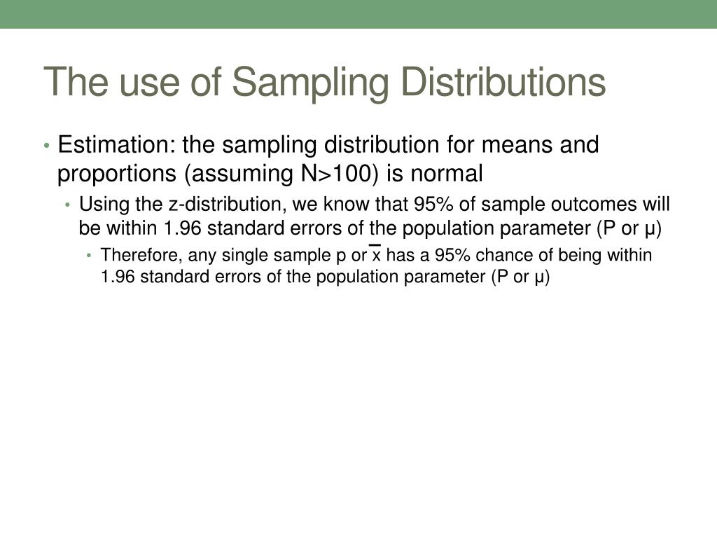 PPT - Sampling Distributions in Statistics: Understanding Estimation ...