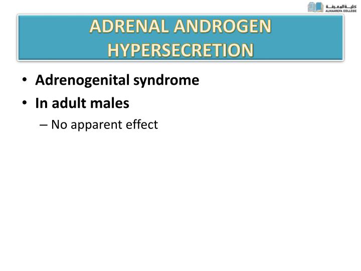 PPT - PATHOPHYSIOLOGY OF ADRENOCORTICAL HORMONE PowerPoint Presentation ...