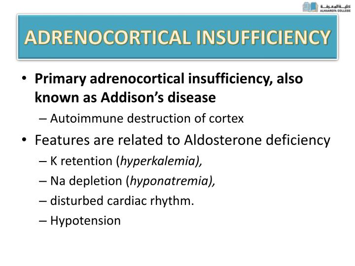 PPT - PATHOPHYSIOLOGY OF ADRENOCORTICAL HORMONE PowerPoint Presentation ...