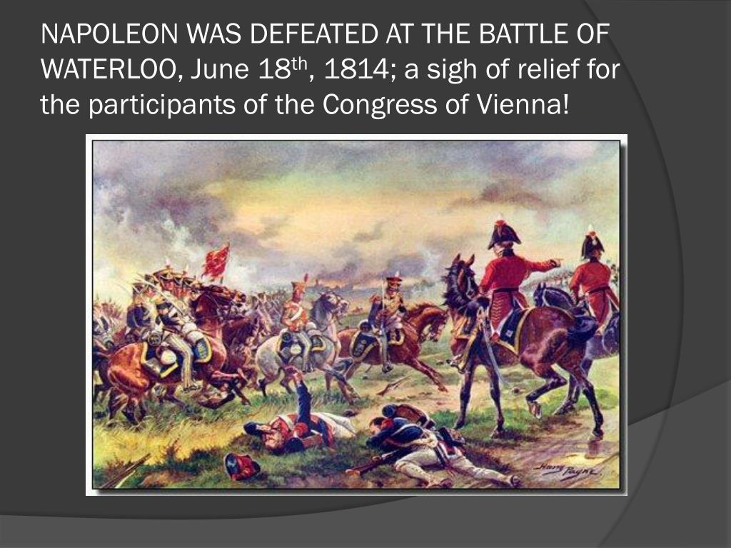 PPT - THE CONGRESS OF VIENNA AND the restoration of europe PowerPoint ...