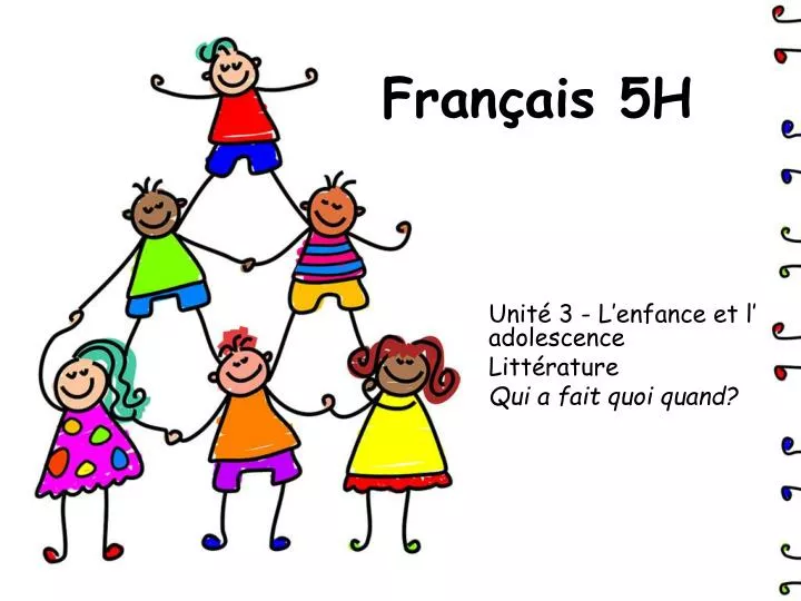 PPT - Français 5H PowerPoint Presentation, free download - ID:1877324