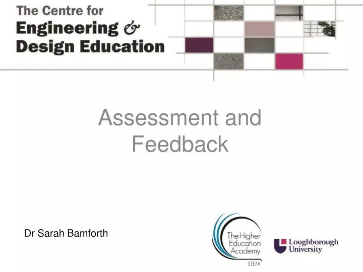 PPT - Assessment and Feedback PowerPoint Presentation, free download ...