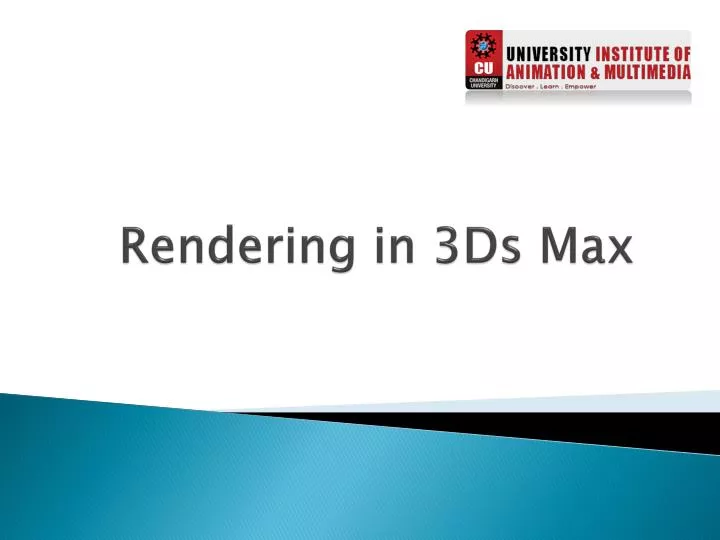 PPT - Rendering in 3Ds Max PowerPoint Presentation, free download - ID:1877464