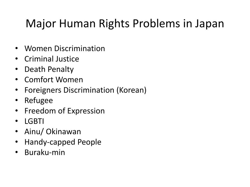 PPT - The EU, Japan and Human R ights PowerPoint Presentation, free ...