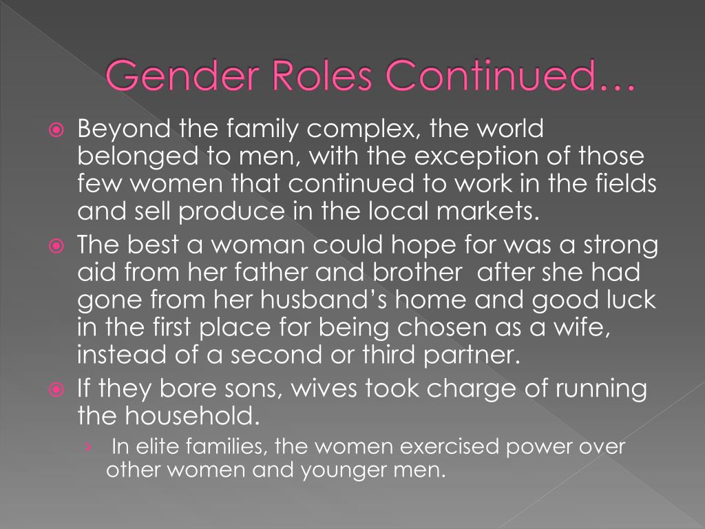 PPT - Gender and Sex Roles in Chinese Civilizations PowerPoint ...
