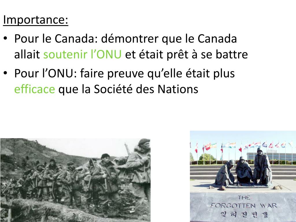 PPT - Les moments clés de la Guerre froide pour le Canada durant les ...